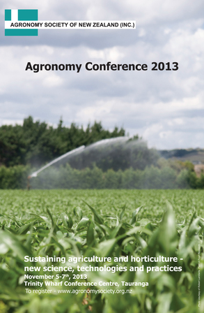 2013 Agronomy Conference - Agronomy Society of New Zealand